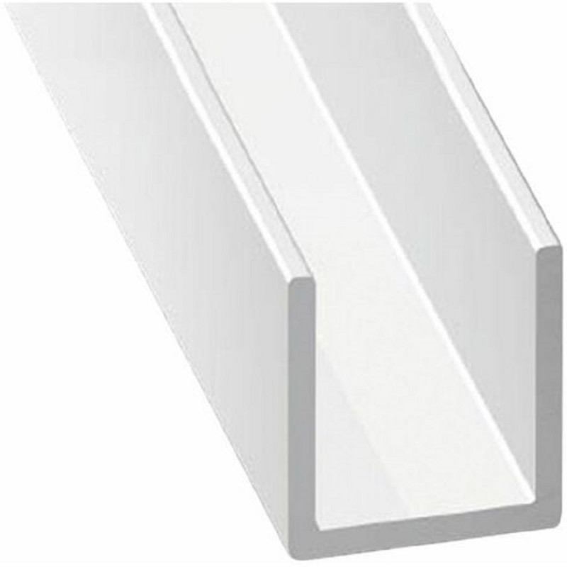 Profile U white PVC 35MM
