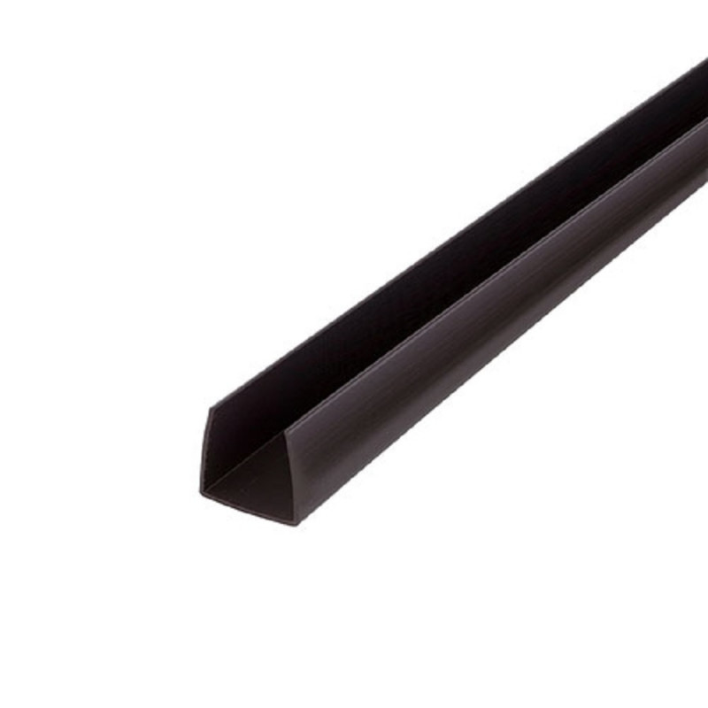 Profile U PVC gray 50