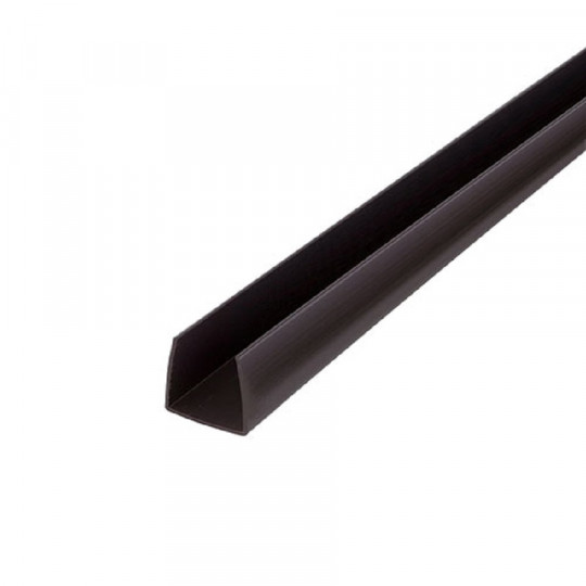 Profile U PVC gray 50
